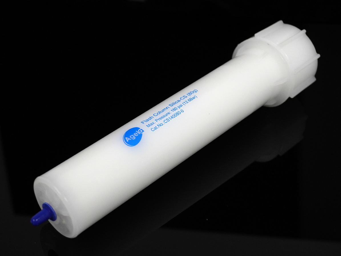 Flash Silica Column, Irregular Silica, 40-60μm, 60Å, 80g (5/Pk) — A Chemtek