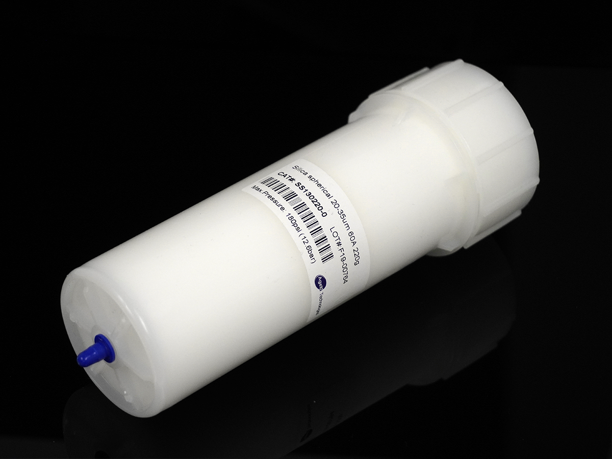 Flash Silica (Spherical) Column, Spherical Silica, 20-35μm, 60Å, 220g ...